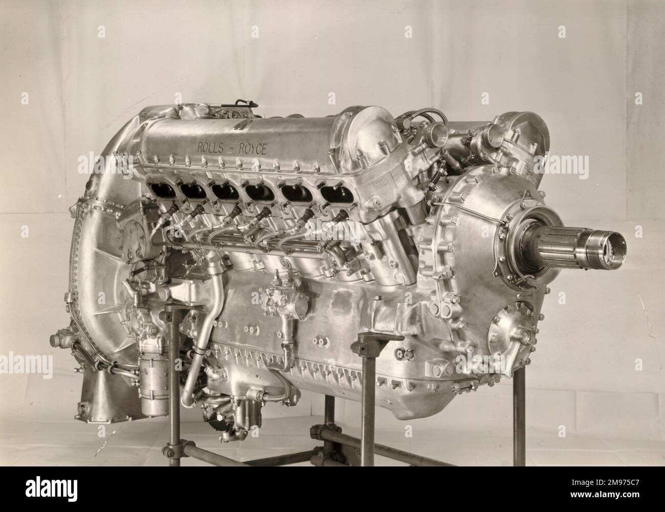 Rolls-Royce Merlin 620 civil engine. Starboard front quarter Stock ... Rolls-Royce Merlin 620 civil engine. Starboard front quarter Stock ...