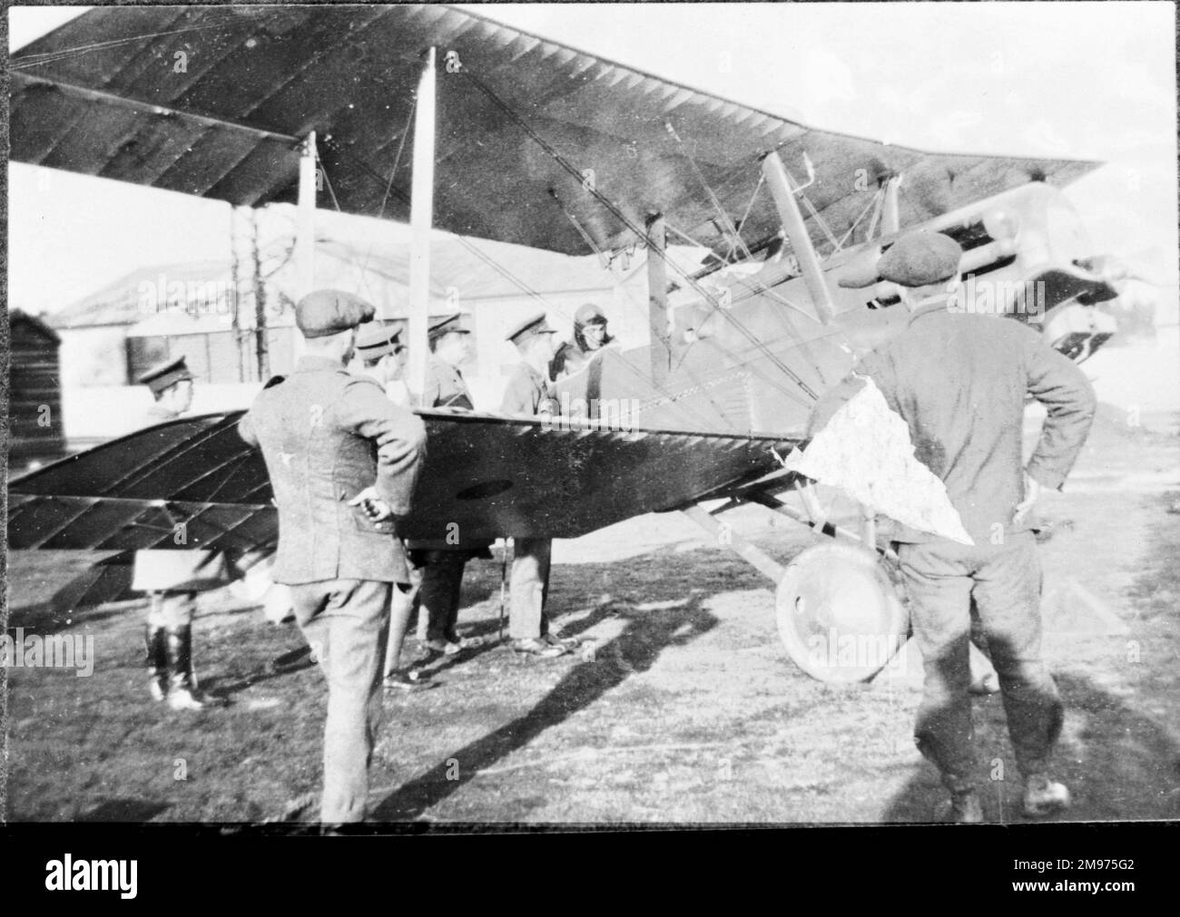 Second prototype Royal Aircraft Factory SE5, A4562, at Farnborough with ...