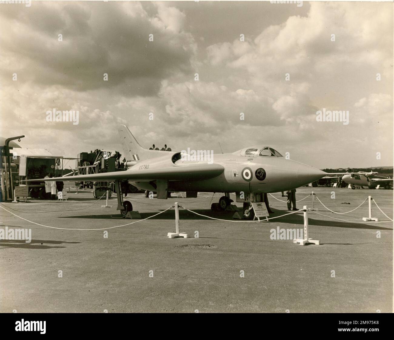 The second Avro 707B, VX790, at the Farnborough Air Show, September ...