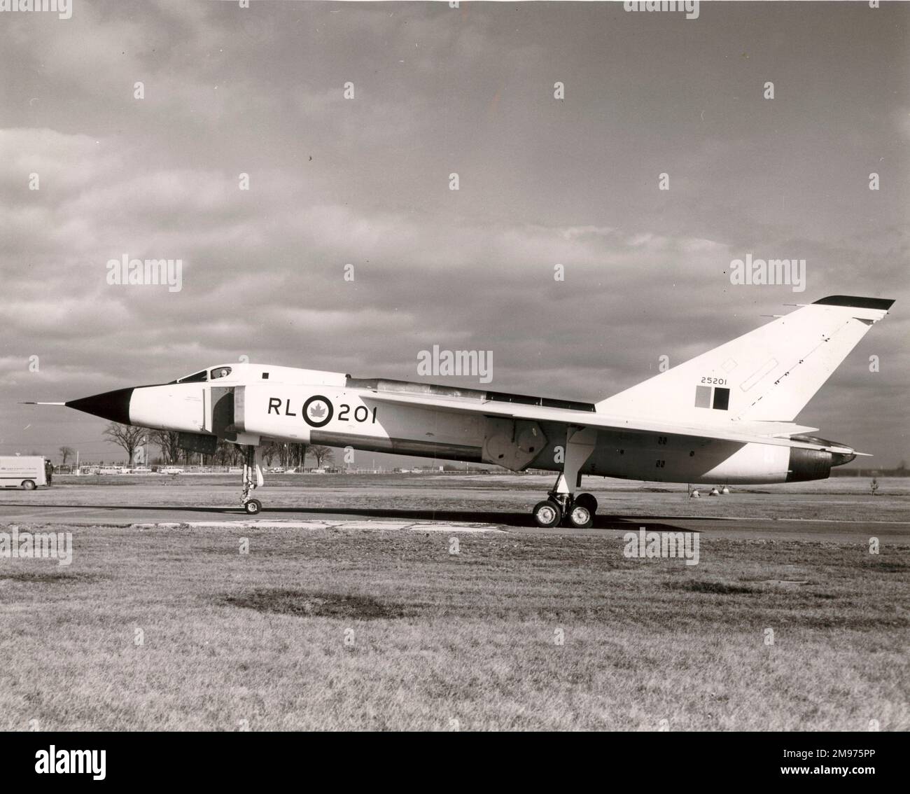 With Jan Zurakowski in the cockpit, Avro Canada CF105 Arrow I, 25201 ...