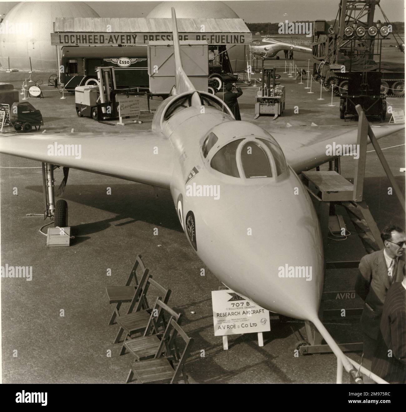 The second Avro 707B, VX790 Stock Photo - Alamy