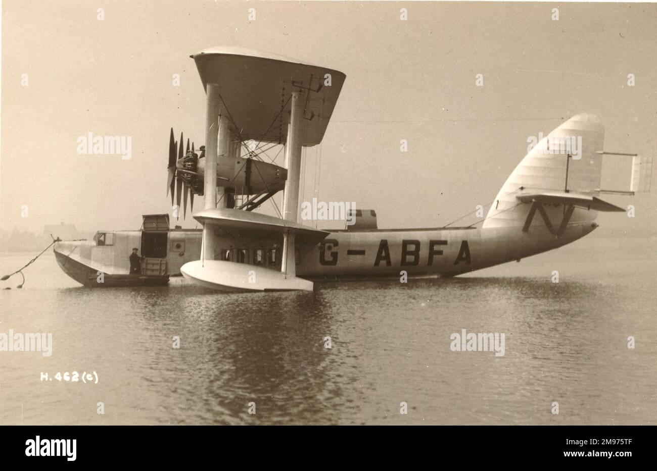 Short S17 Kent, G-ABFA, Scipio Stock Photo - Alamy