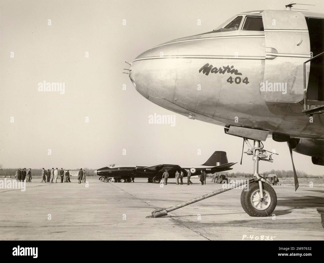 English Electric Canberra B2, WD932, was demonstrated to the Americans ...