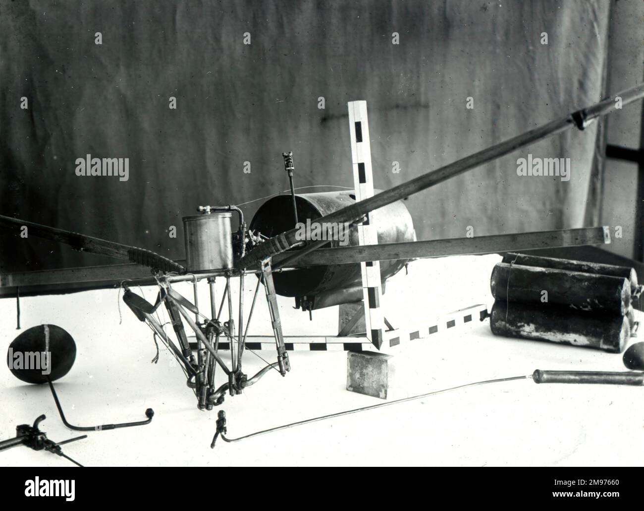 Naptha engine machine. Hargrave Slide 23 Stock Photo - Alamy