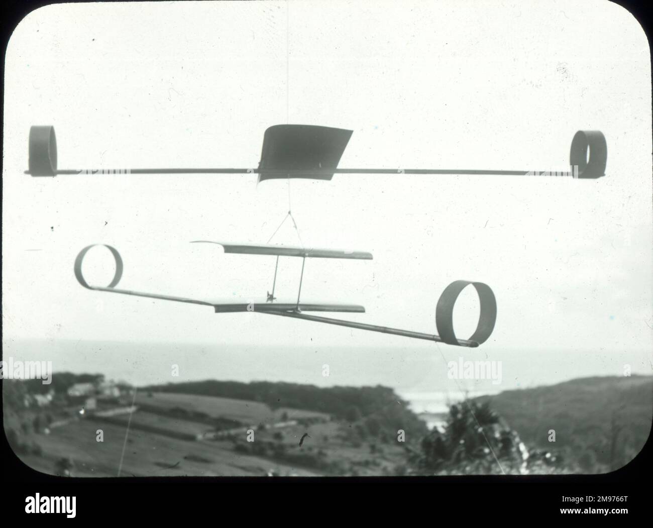 Objects used in soaring experiments. Hargrave Slide 46 Stock Photo - Alamy