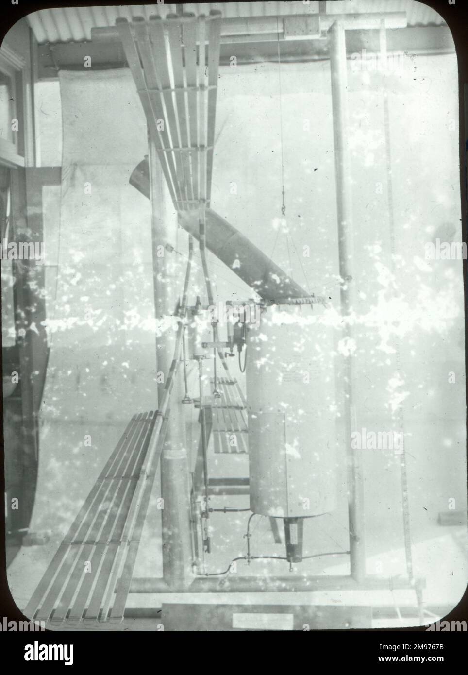 Steam engine with flash boiler and balanced wings. Hargrave Slide 40a ...