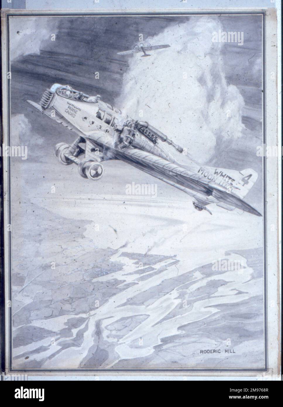 A Twin-Engined Commercial Monoplane of the Near Future. Original fine ...