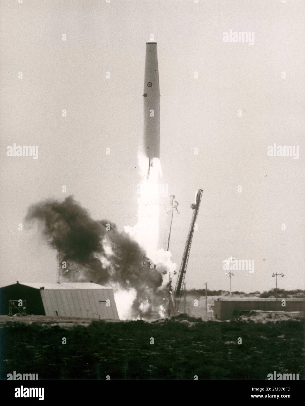 The third Thor IRBM launched in a training exercise by a three-man RAF ...