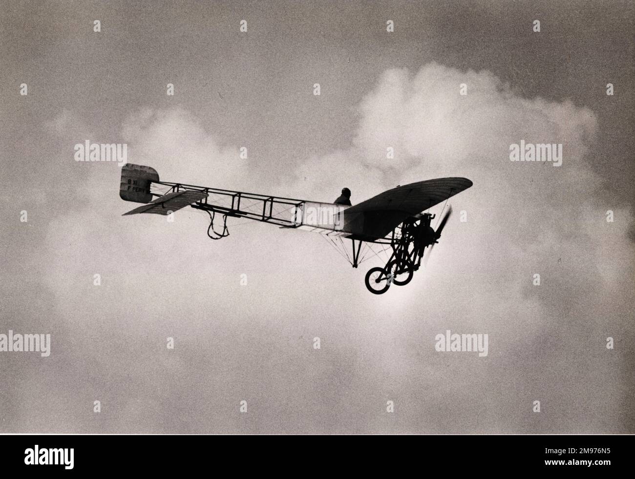Blériot XI. James Gilbert photo Stock Photo - Alamy