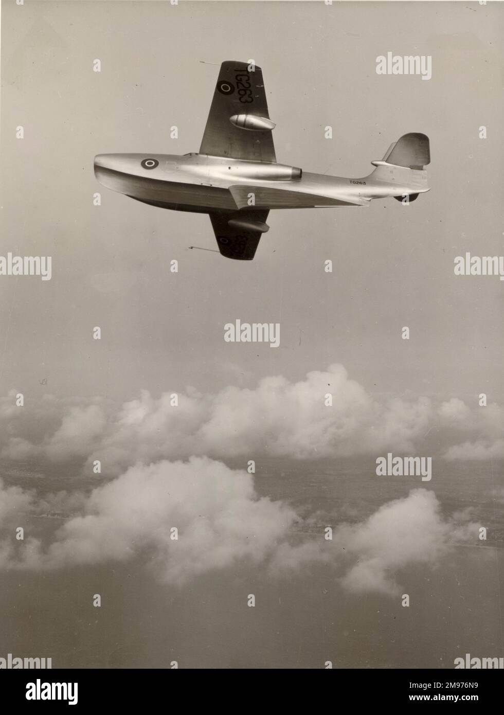 The first prototype Saunders-Roe SR.A/1, TG263 Stock Photo - Alamy