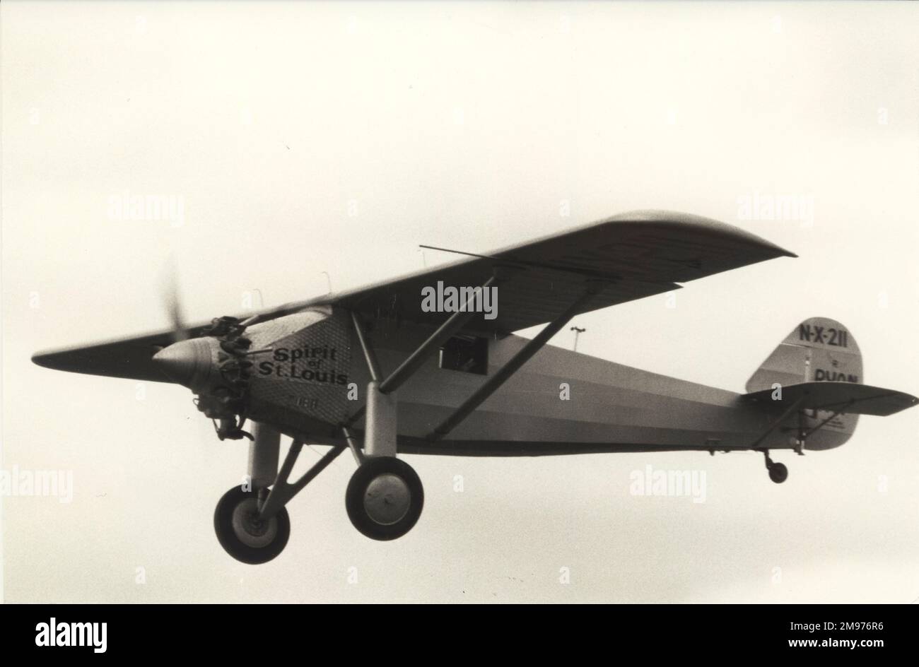 A replica of the Ryan monoplane, Spirit of St Louis, N-X-211 Stock ...