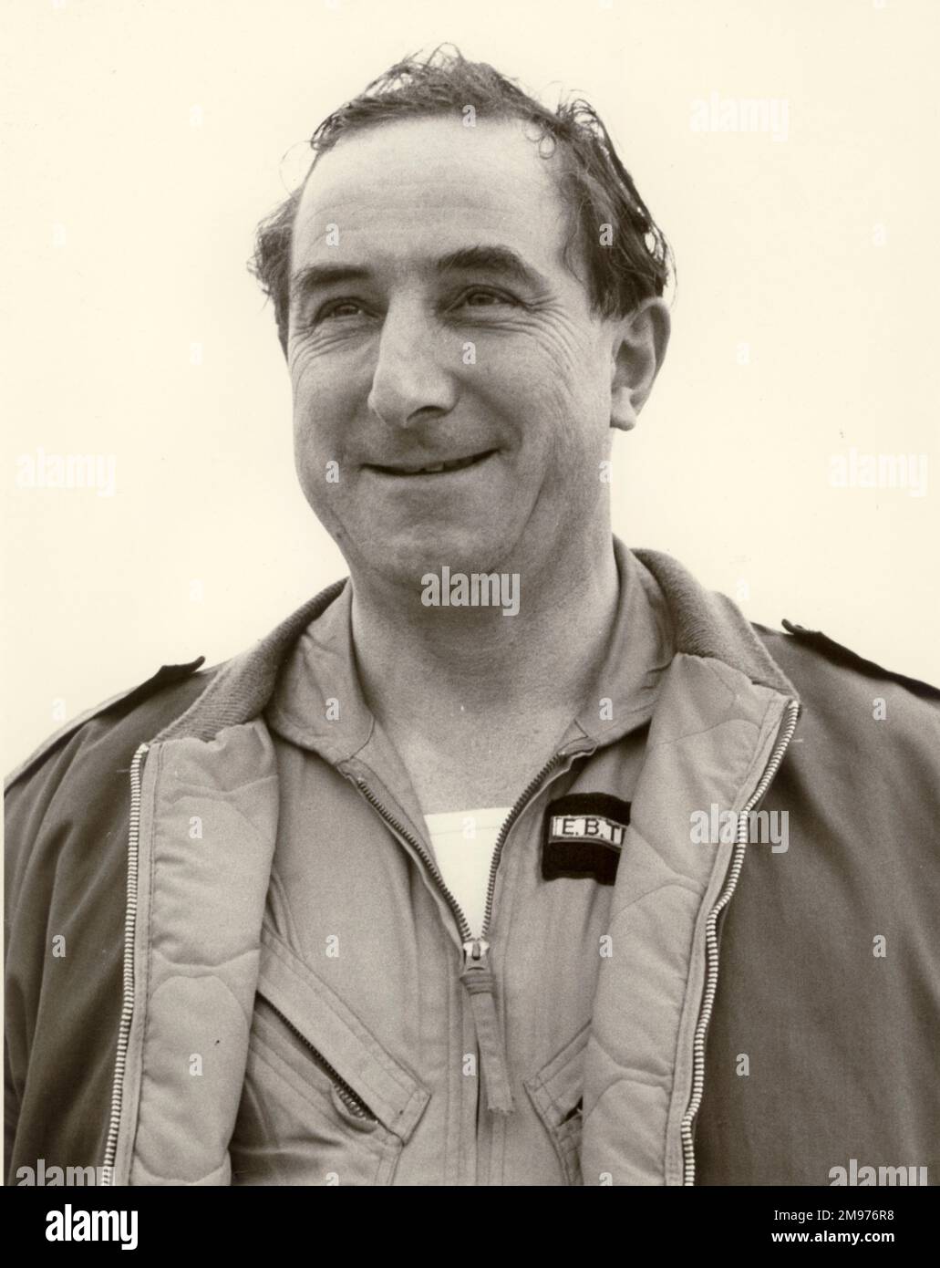Test pilot Ernest Brian Trubshaw, CVO, CBE, OBE, 1924-2001 Stock Photo ...