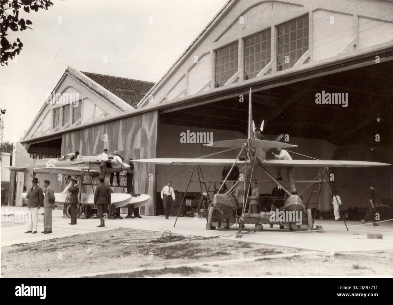 Supermarine S5s, including N219, at Venice in 1927 Stock Photo - Alamy