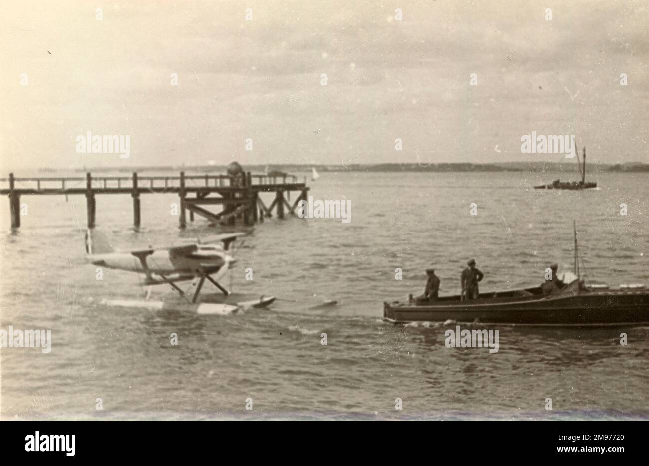Gloster IVB, N223, at Calshot prior to Venice in 1927 Stock Photo - Alamy