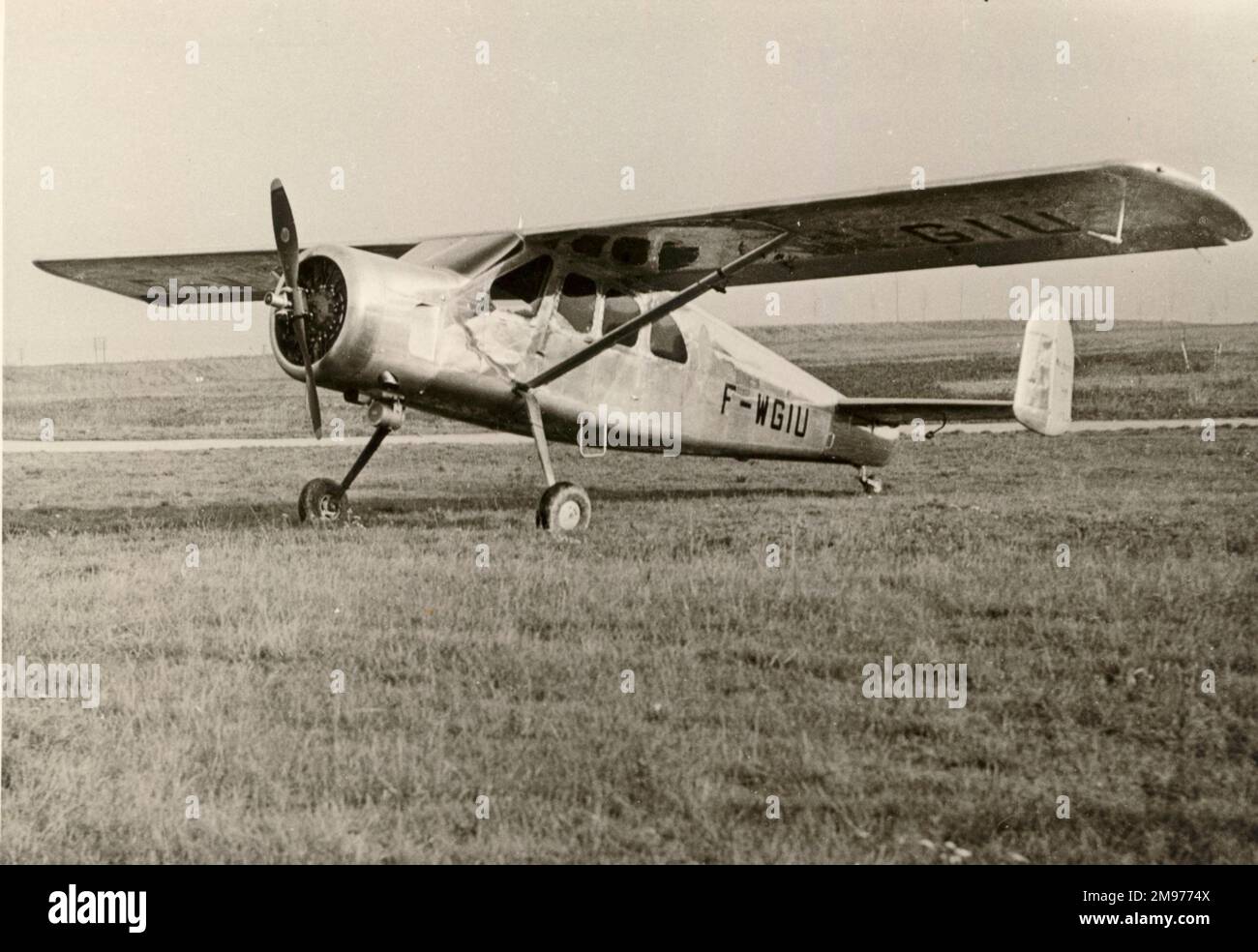 Avions Max Holste MH-1521 Broussard, F-WGIU Stock Photo - Alamy