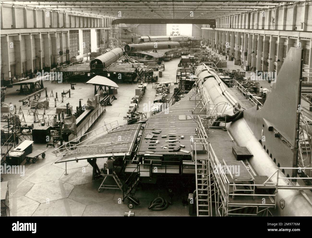 The Concorde production line at Toulouse Stock Photo - Alamy