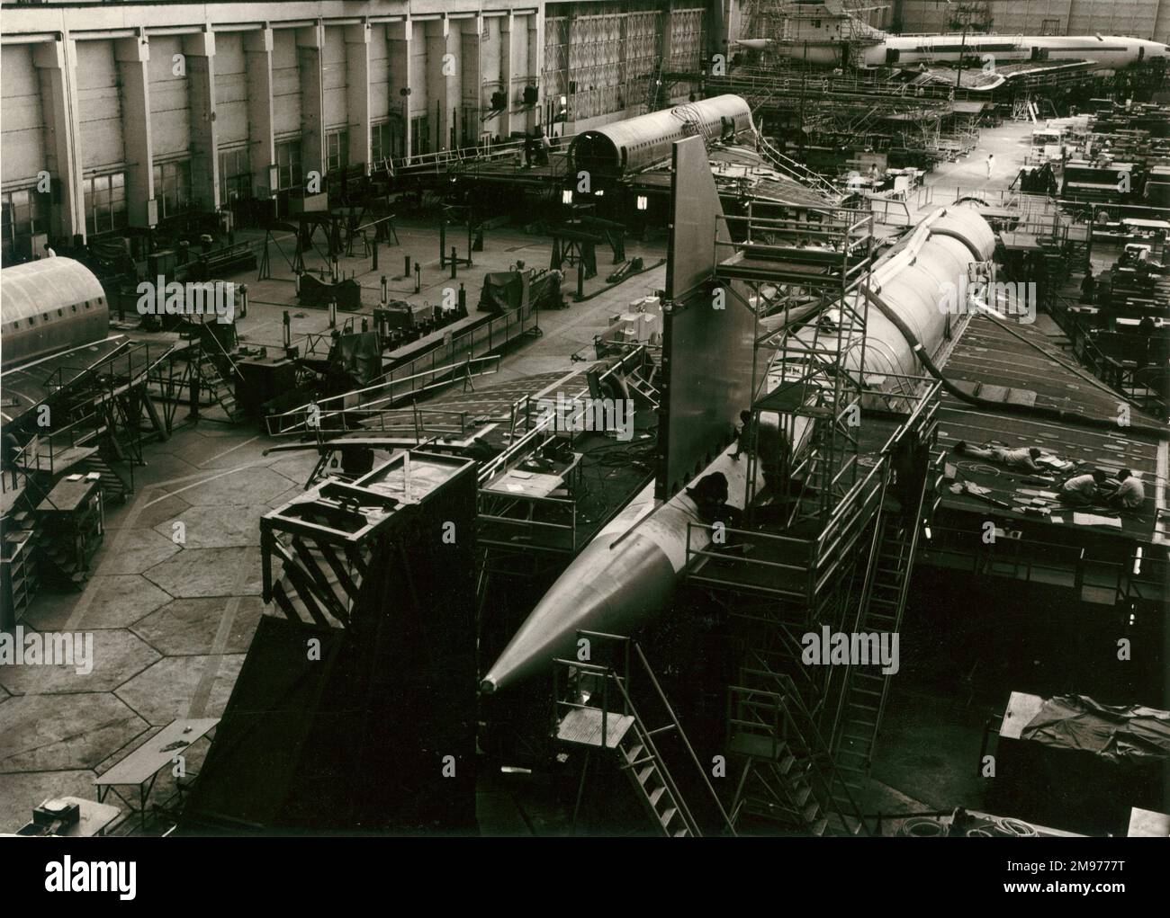 The Concorde production line at Toulouse Stock Photo - Alamy