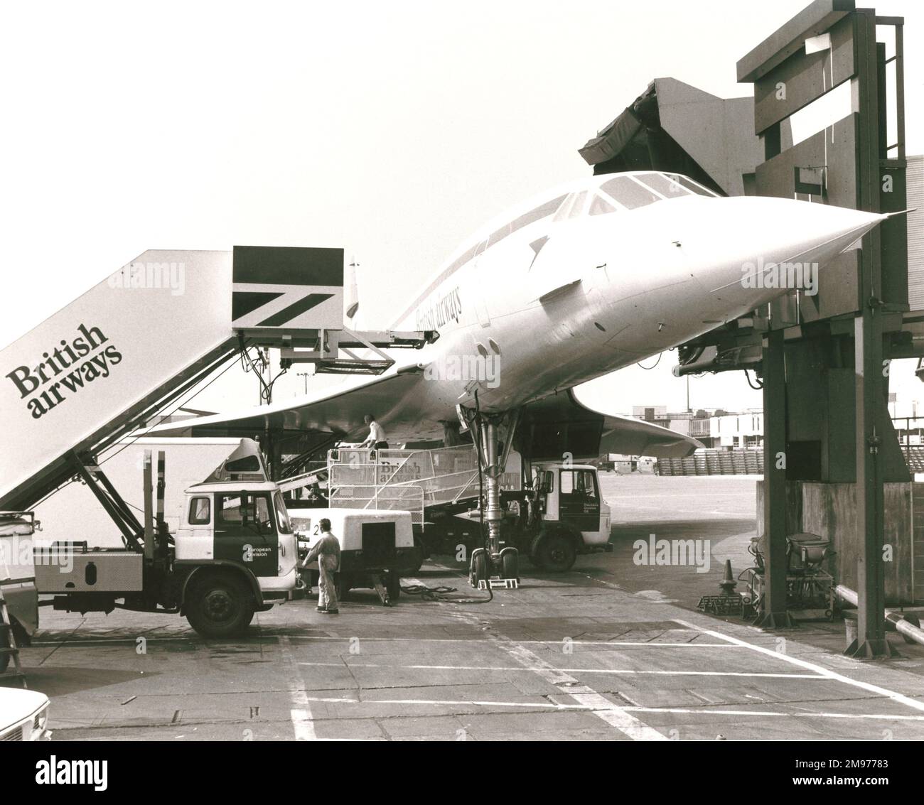 British Airways Concorde Stock Photo - Alamy
