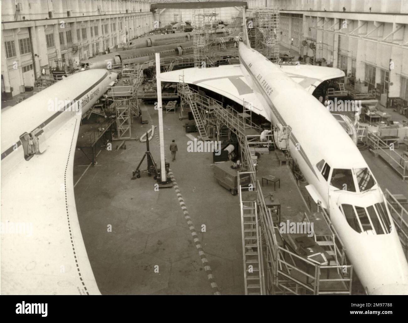 The Concorde production line at Toulouse Stock Photo - Alamy