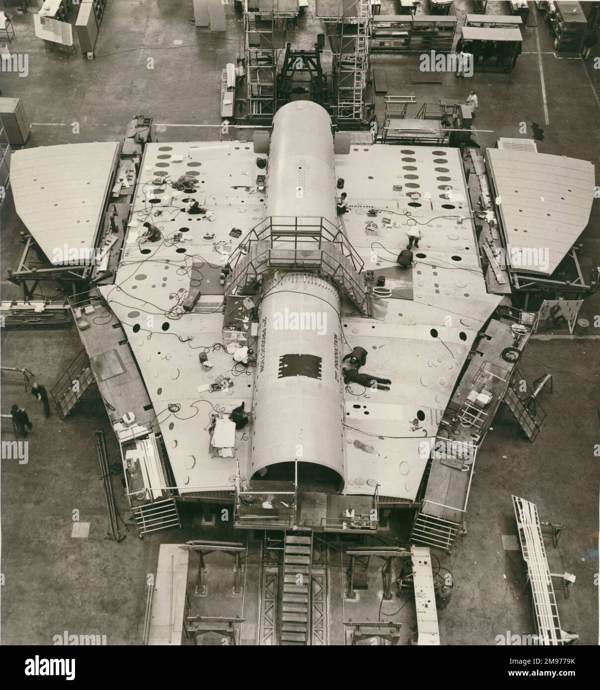 The second production Concorde taking shape at Filton Stock Photo - Alamy