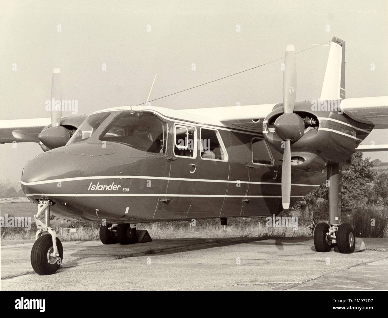 The 800th Britten-Norman Islander prior to delivery to Aero-Taxi SA of ...