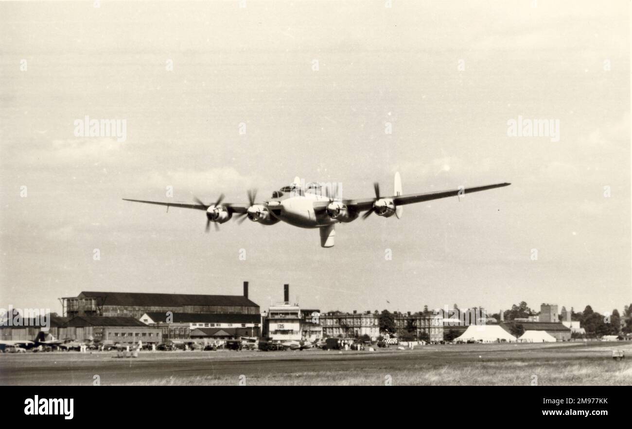 Avro Shackleton MR2 at Farnborough Stock Photo - Alamy