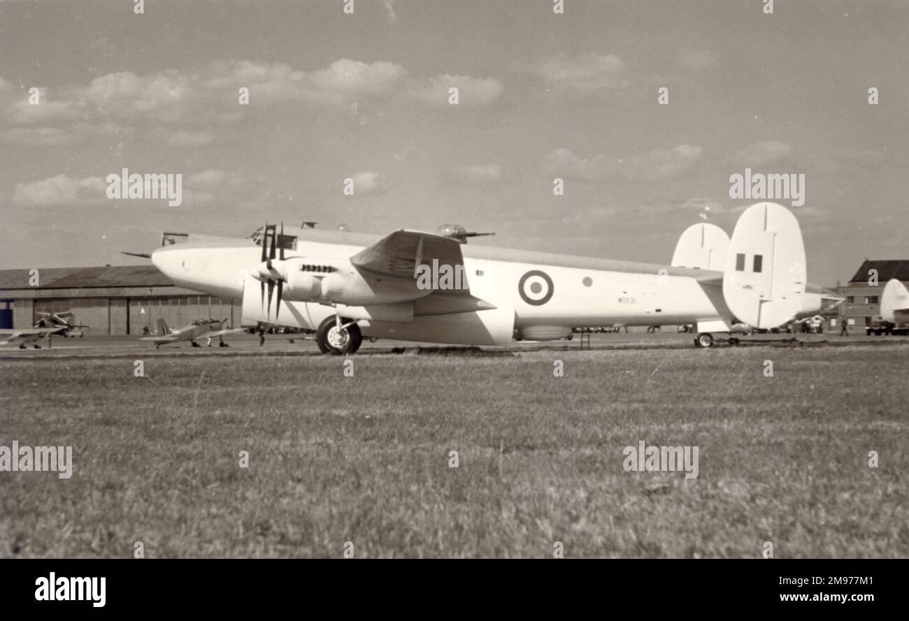 Avro Shackleton MR2, WG531, at Farnborough Stock Photo - Alamy