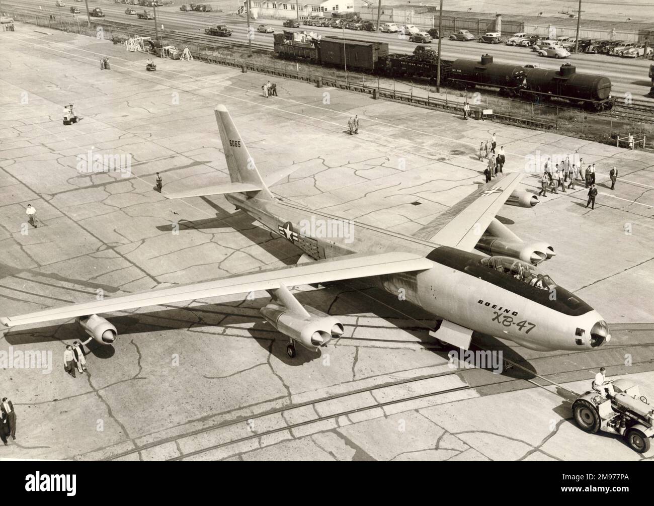 The first prototype Boeing XB-47, 46-6065 Stock Photo - Alamy The first prototype Boeing XB-47, 46-6065 Stock Photo - Alamy