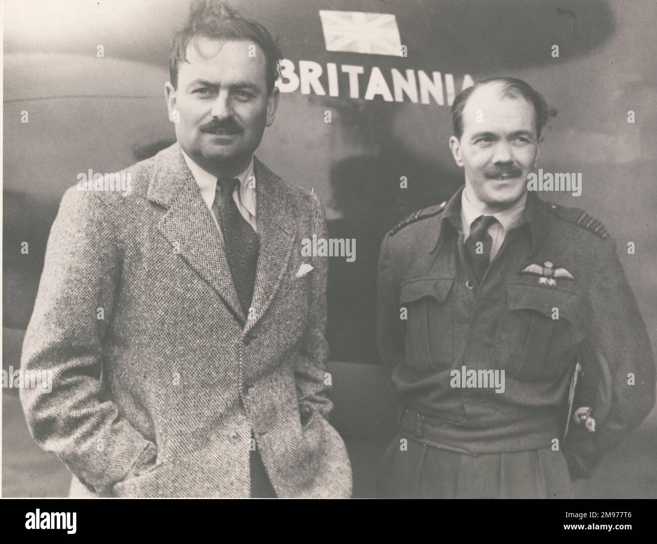 Eric Greenwood and Grp Capt H.J. Wilson of the reformed RAF High Speed ...