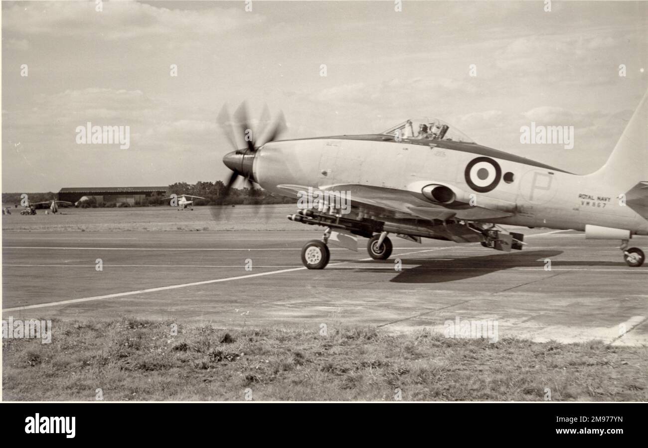 Westland Wyvern TF2, VW867, the first of 20 pre-production aircraft ...