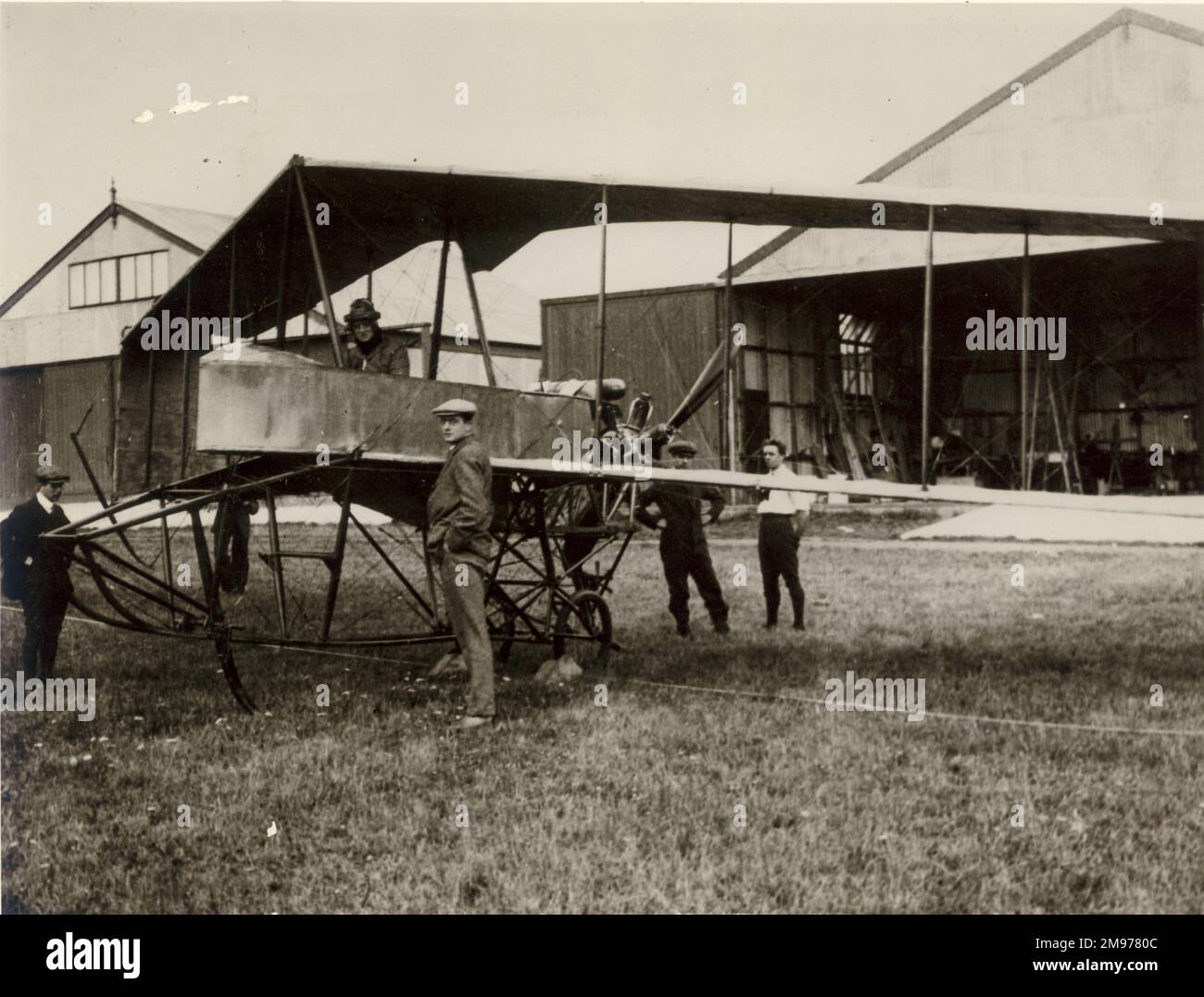 Richard Fairey with a Dunne D8 Stock Photo - Alamy