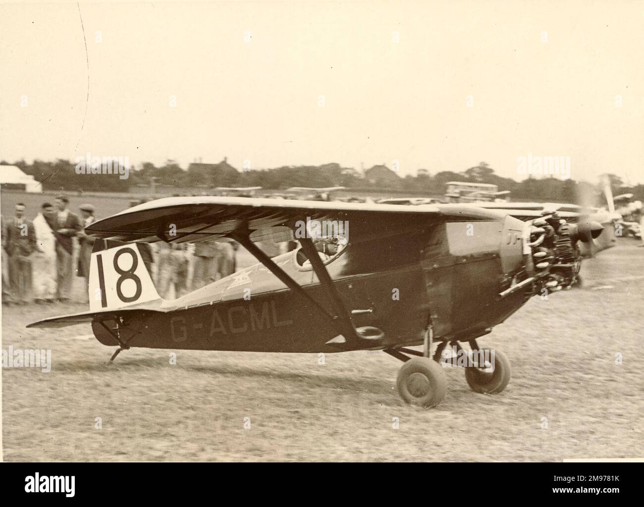 Comper Swift, G-ACML, powered by a 80hp Pobjoy Niagra radial Stock ...