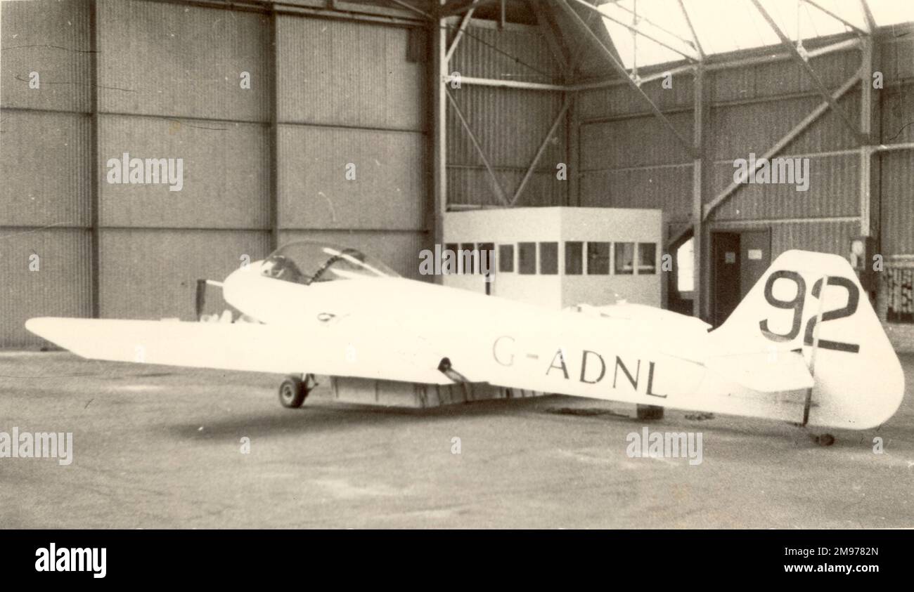 Miles M77 Sparrowjet, G-ADNL Stock Photo - Alamy