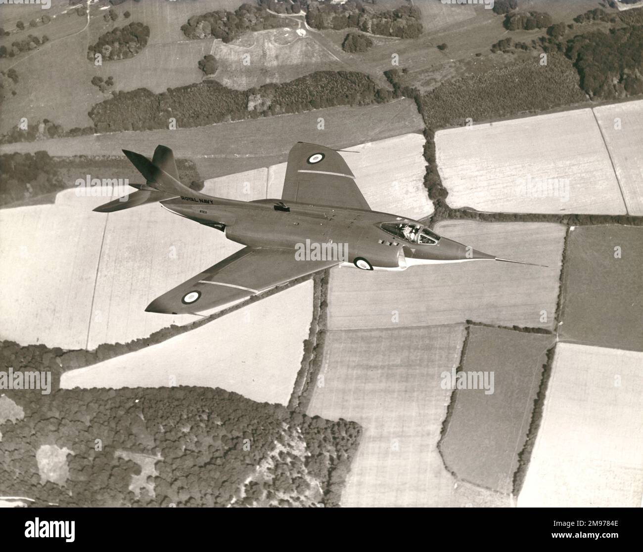 Supermarine 544 N113, WT854, which became the Scimitar Stock Photo - Alamy