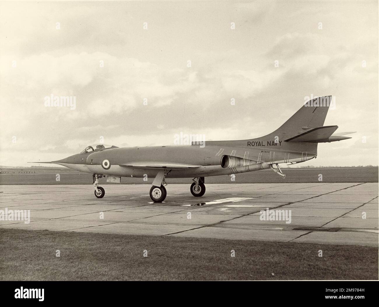 Supermarine 544 N113, WT854, which became the Scimitar Stock Photo - Alamy