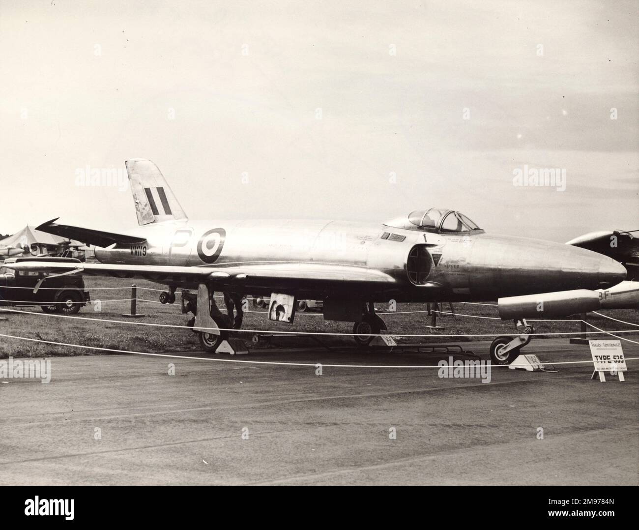 Supermarine Type 535, VV119, at the SBAC show in 1950 Stock Photo - Alamy
