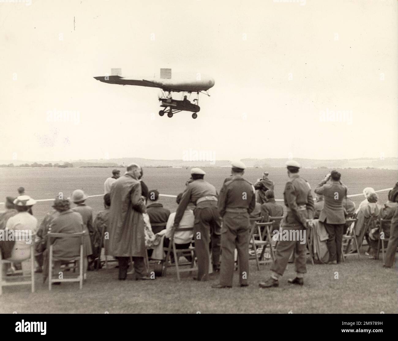 ML Utility Aircraft Mk1 inflatable wing aircraft at a public display at ...