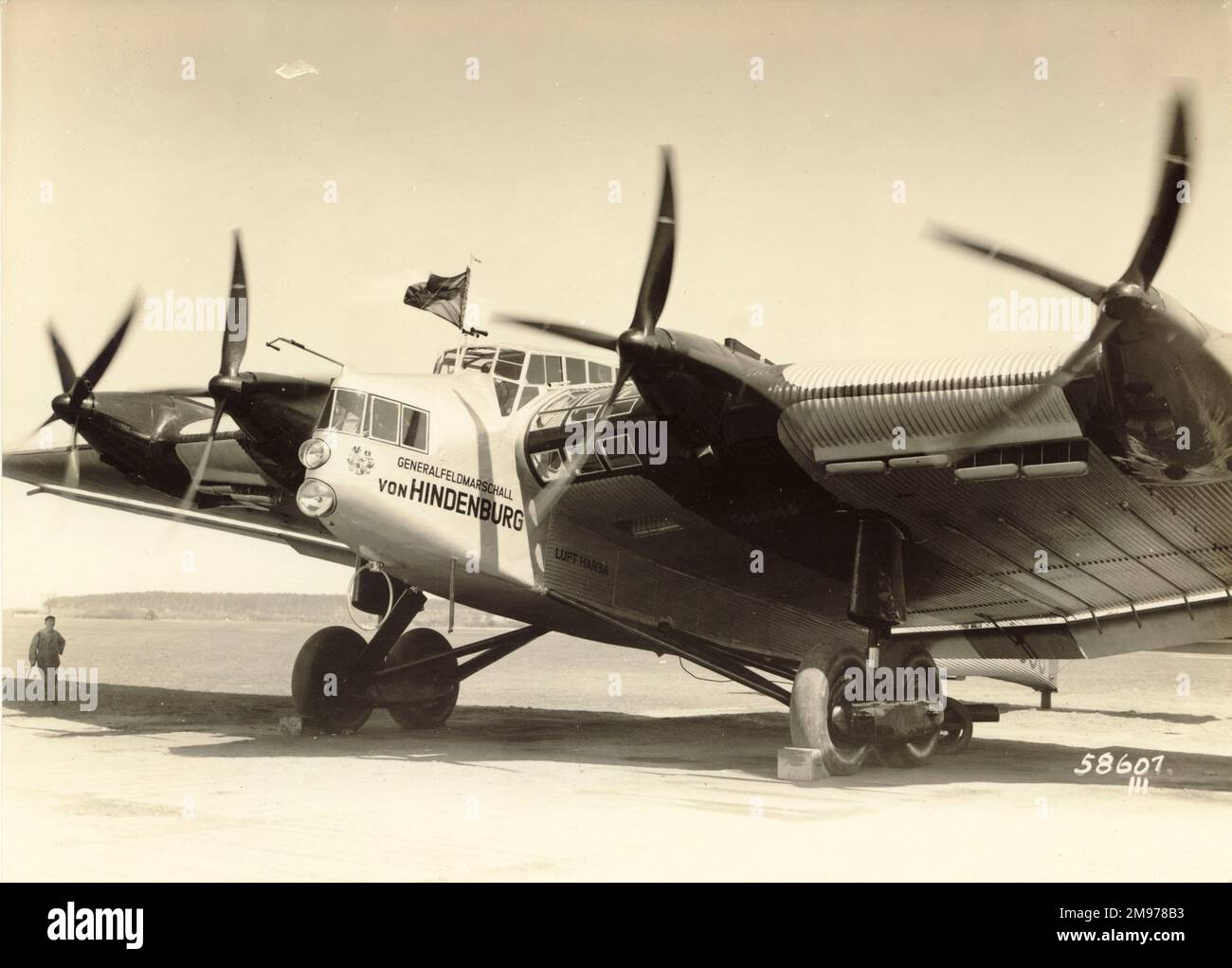 The second Junkers G38, D-2500, Generalfeldmarschall von Hindenburg ...