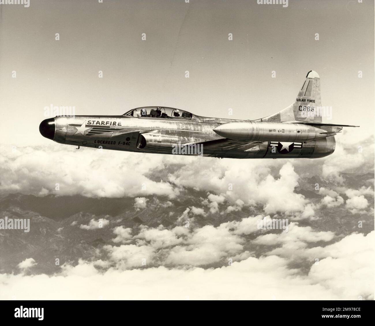 Lockheed F-94C-1-LO Starfire, 50-966 Stock Photo - Alamy