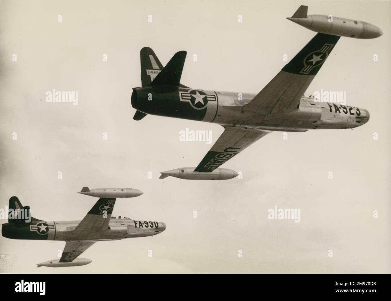 Lockheed F-94B-1-LO Starfires, 50-923 and 50-930 Stock Photo - Alamy