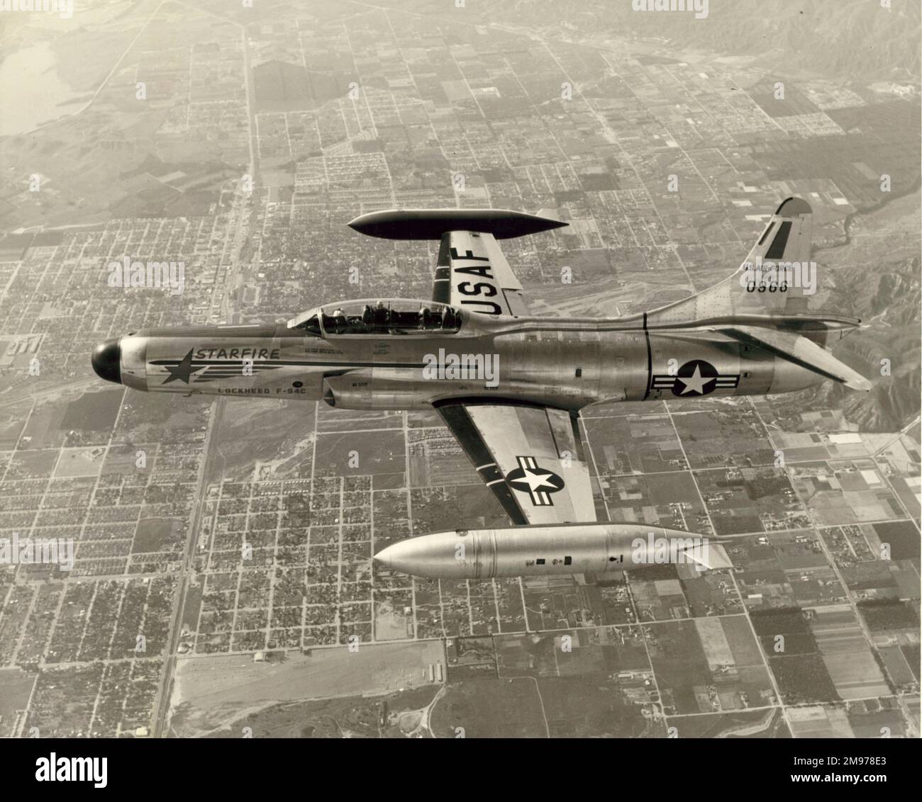 Lockheed F-94C-1-LO Starfire, 50-966 Stock Photo - Alamy