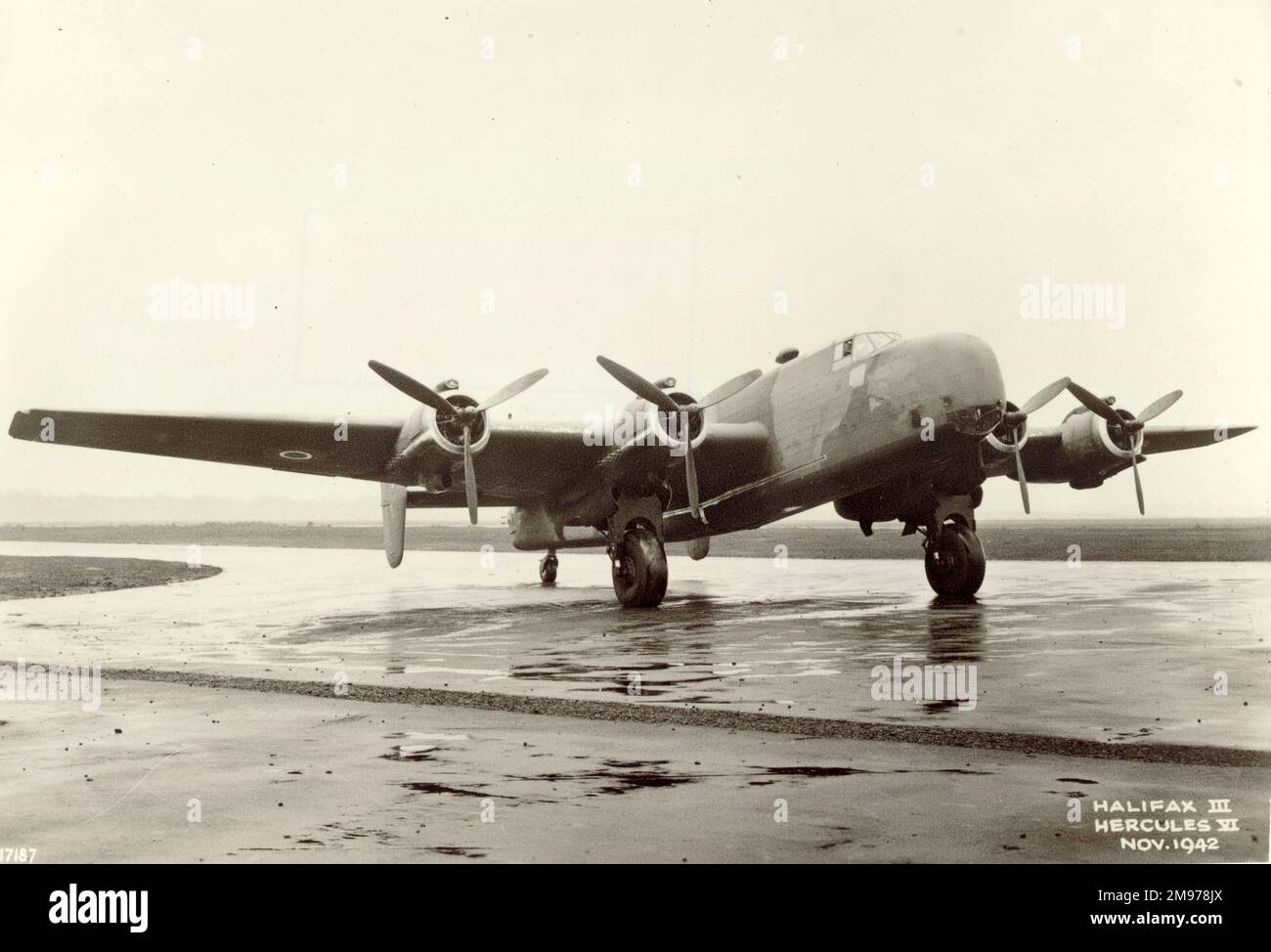 The first prototype Handley Page Halifax III, R9534, was converted from ...