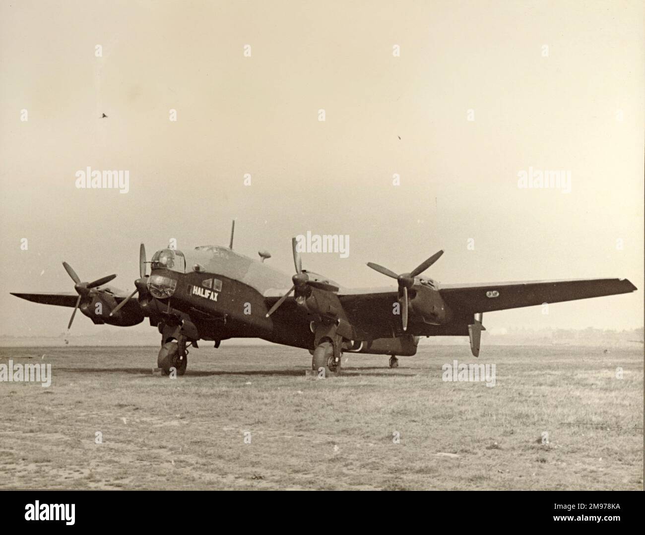 The final Handley Page Halifax I, L9608, was named by the Viscountess ...