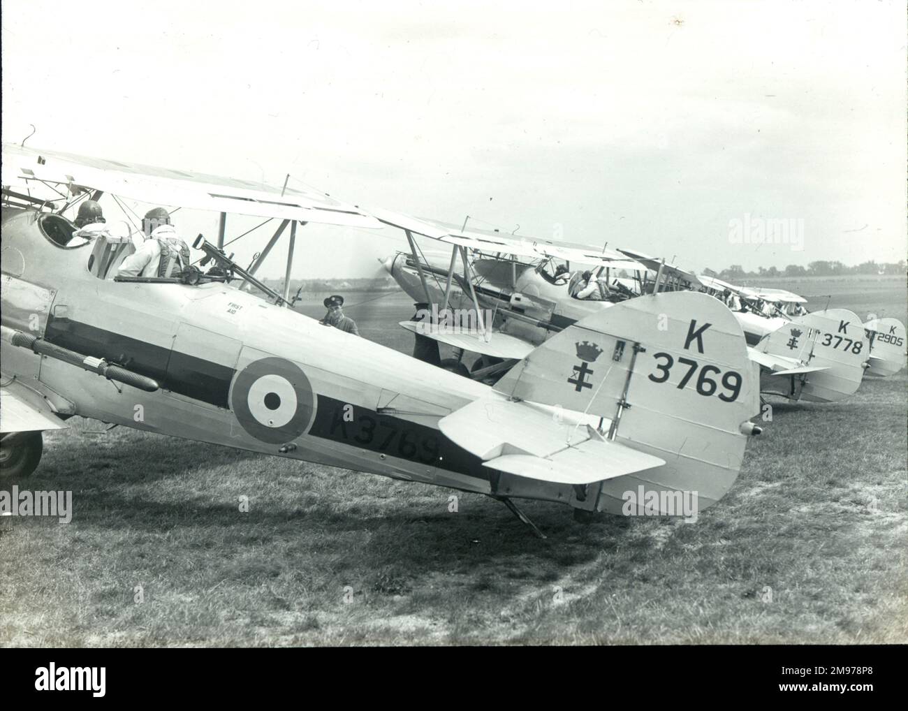 Hawker Demons, K3769, K3778 and K2905 Stock Photo - Alamy