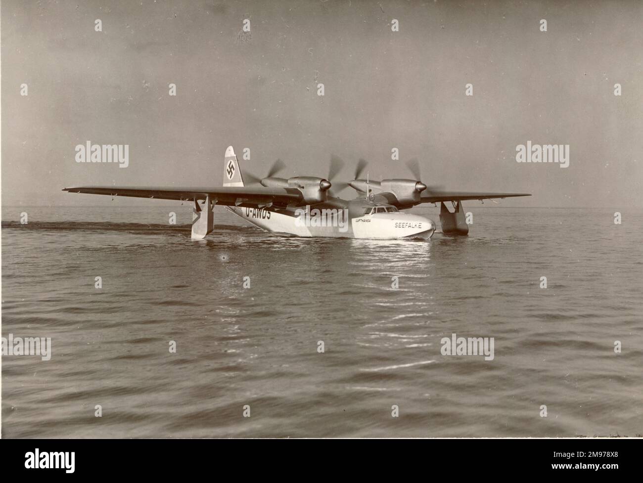 The second prototype Dornier Do26 V2, D-AWDS Seefalke Stock Photo - Alamy