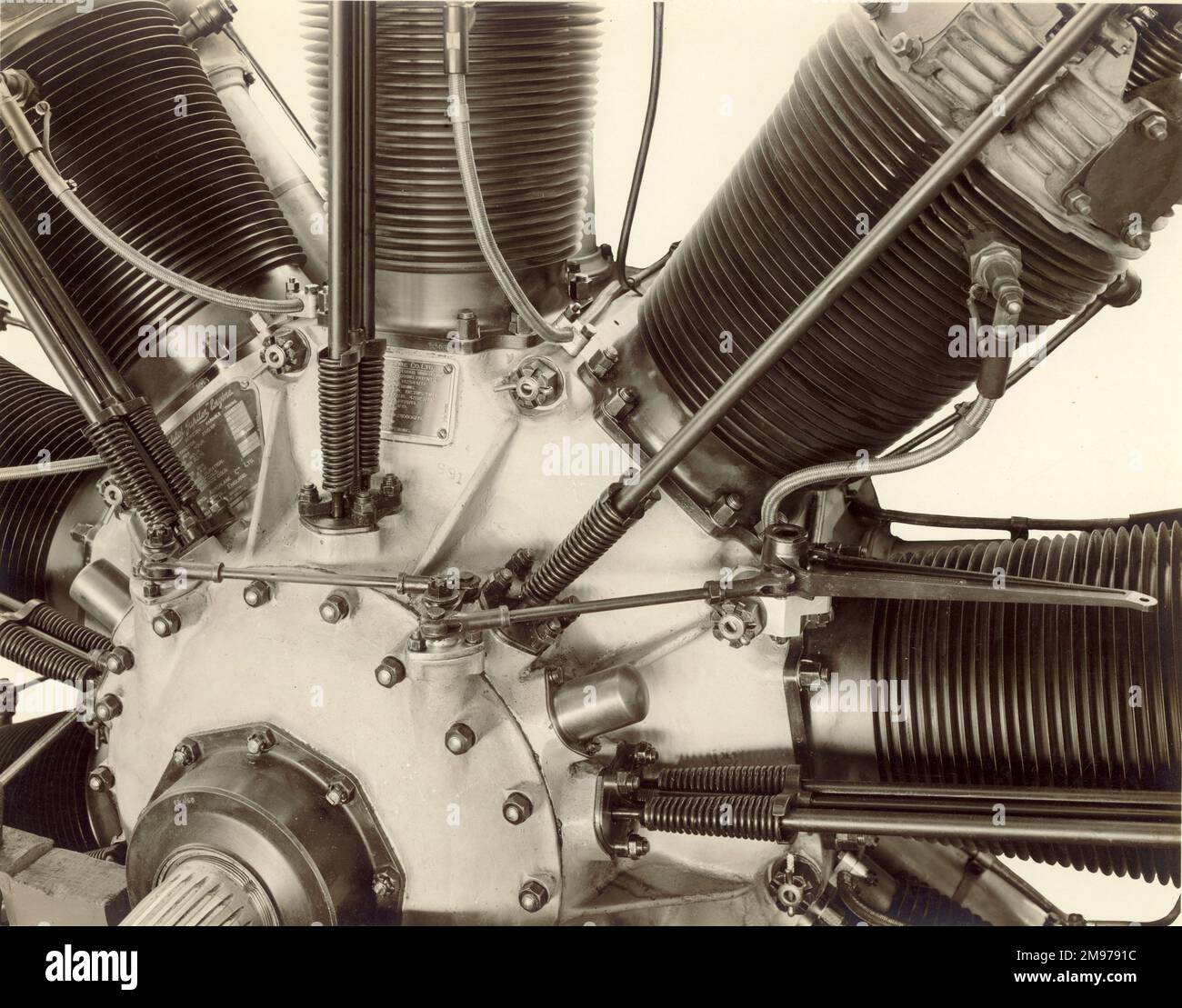 Bristol Jupiter VI radial with variable valve timing gear Stock Photo ...