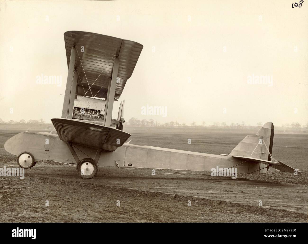 The first de Havilland DH3 bomber Stock Photo - Alamy
