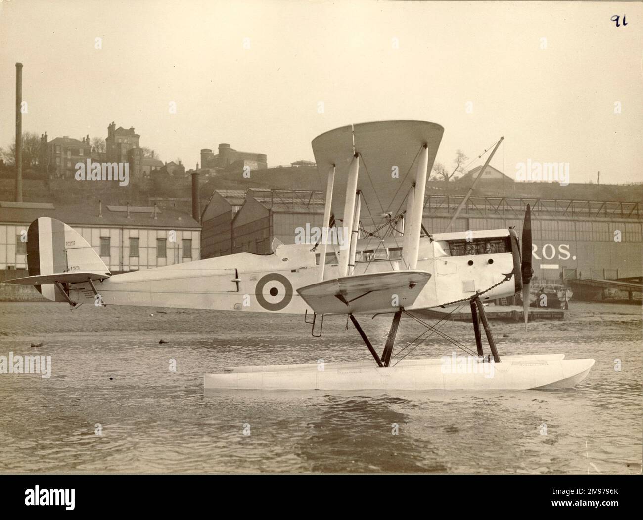 Float-equipped de Havilland DH50 Stock Photo - Alamy