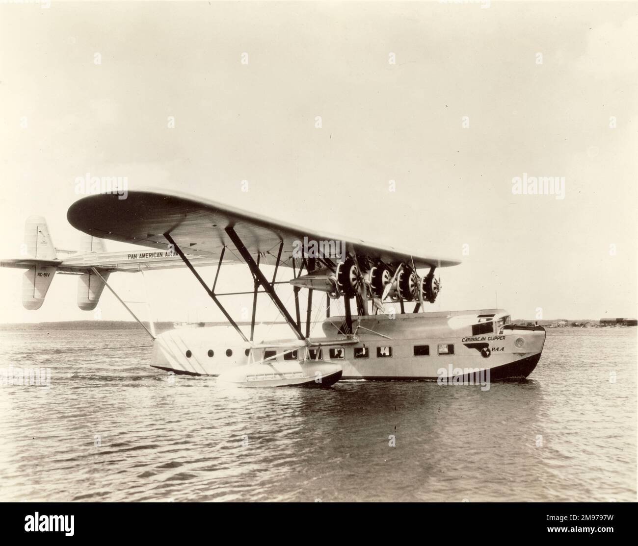 Sikorsky S40, NC21V, of Pan American Airways Stock Photo - Alamy