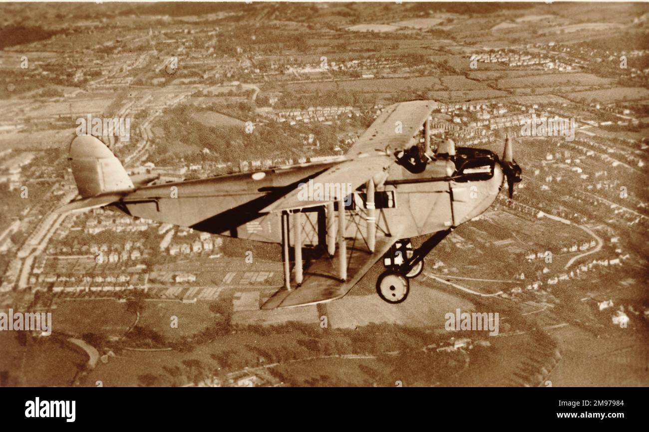 de Havilland DH34 of Imperial Airways Stock Photo - Alamy